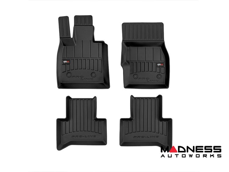 Alfa Romeo Stelvio Floor Liners - Premium 3D - OMAC - Front & Rear for ...