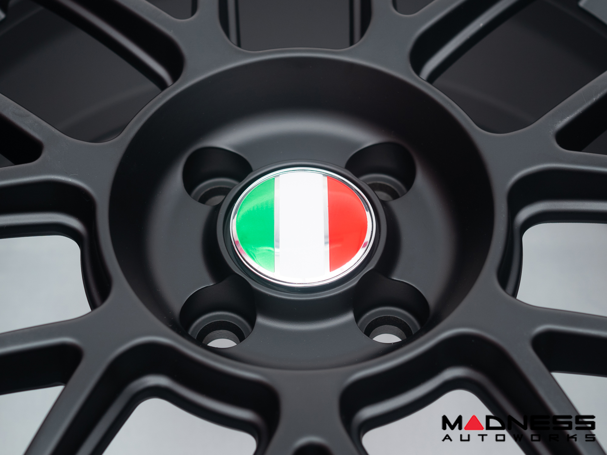 Wheel Center Caps - set of 4 - Italian Flag - 60mm , FT-BWW009 for Alfa ...