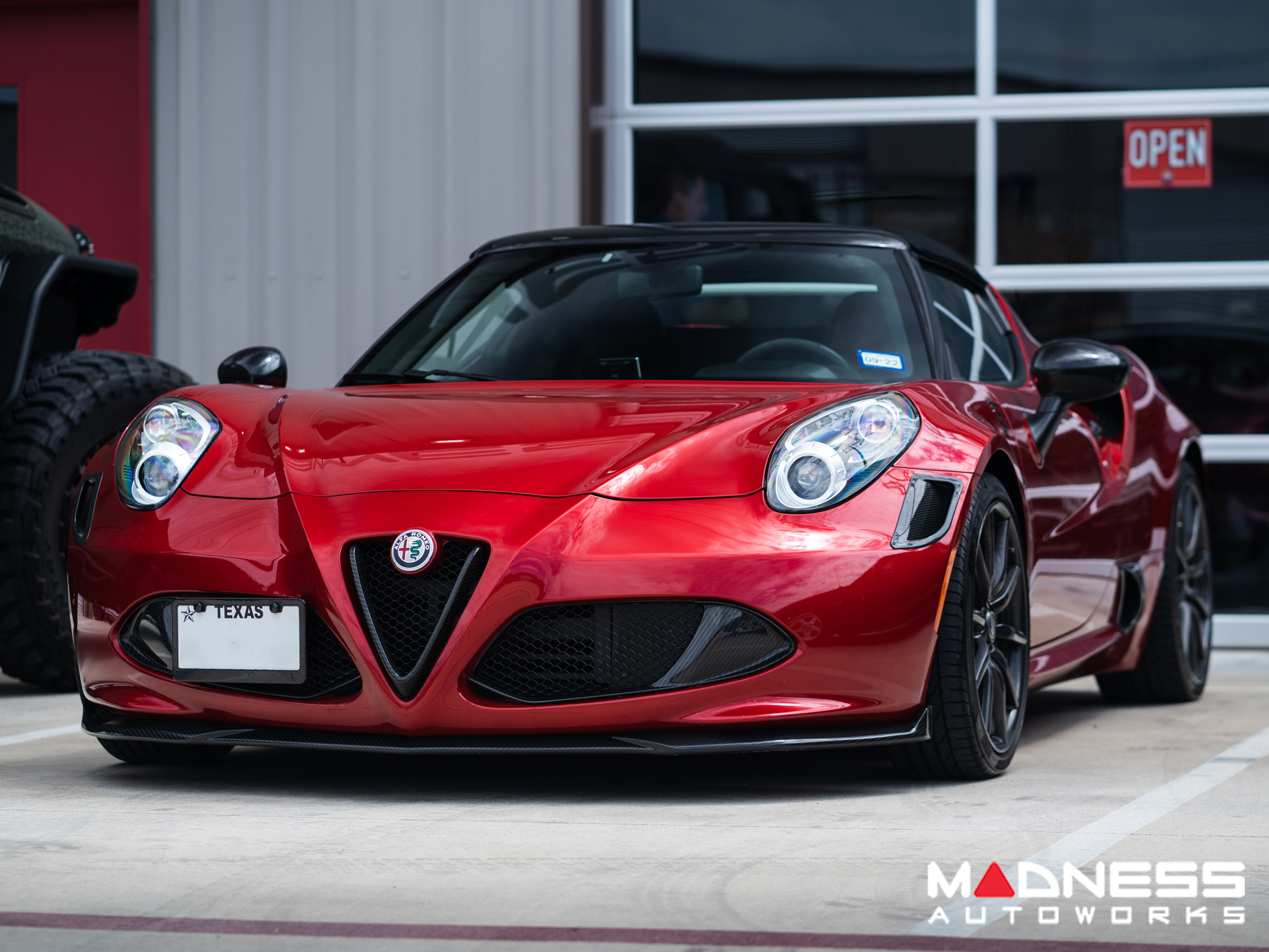 Alfa Romeo 4C Carbon Fiber Front Bumper Air Vent Trim Kit - Launch ...