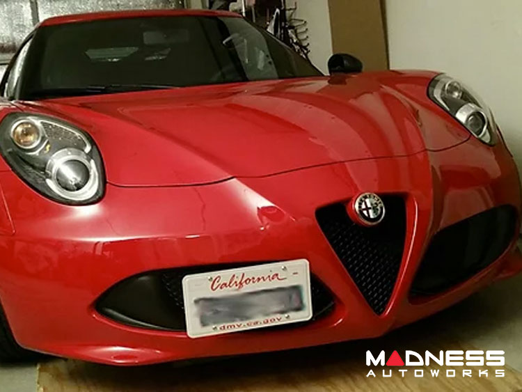 Alfa Romeo 4C License Plate Relocation Bracket - 'NO HOLES', GMG-0002S ...