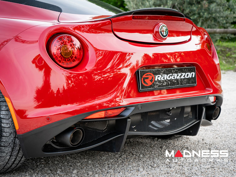 Alfa Romeo 4C Performance Exhaust - Ragazzon - Evo Line - Rear Section ...