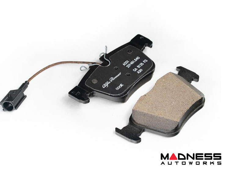 Alfa Romeo Giulia Brake Pads - 2.0L - Mopar - Rear, 68501180AA for Alfa ...