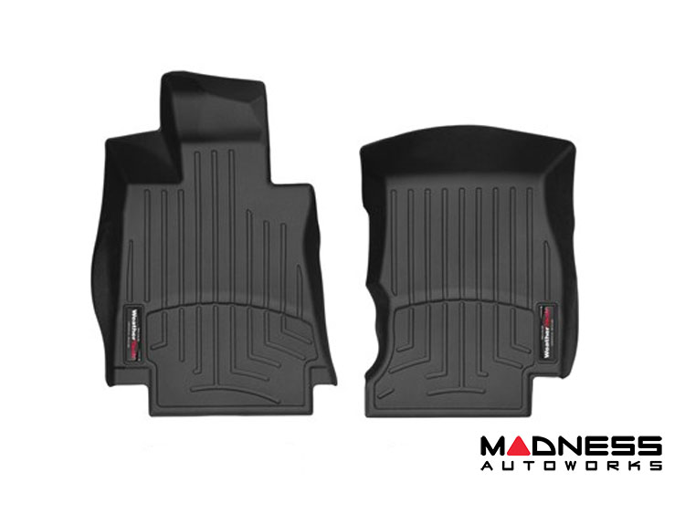 Alfa Romeo Giulia Floor Liners - WeatherTech - Black - Front & Rear ...