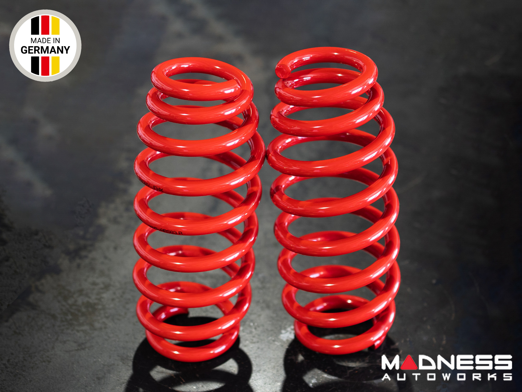Alfa Romeo Stelvio Lowering Springs by MADNESS - Sport Plus, 912028 for ...