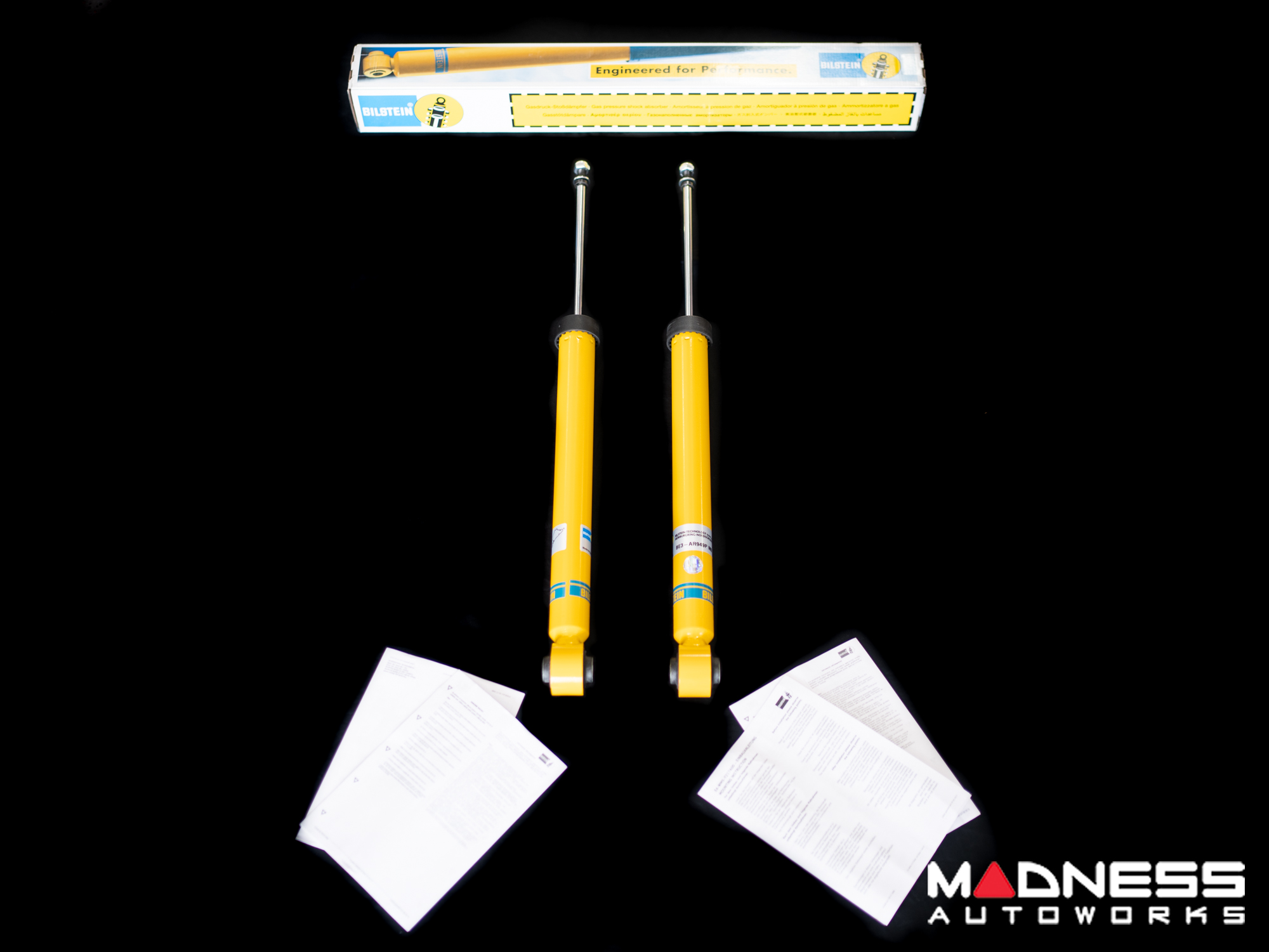 Alfa Romeo Stelvio Rear Shock Absorbers - Set of 2 - Bilstein - B6 ...