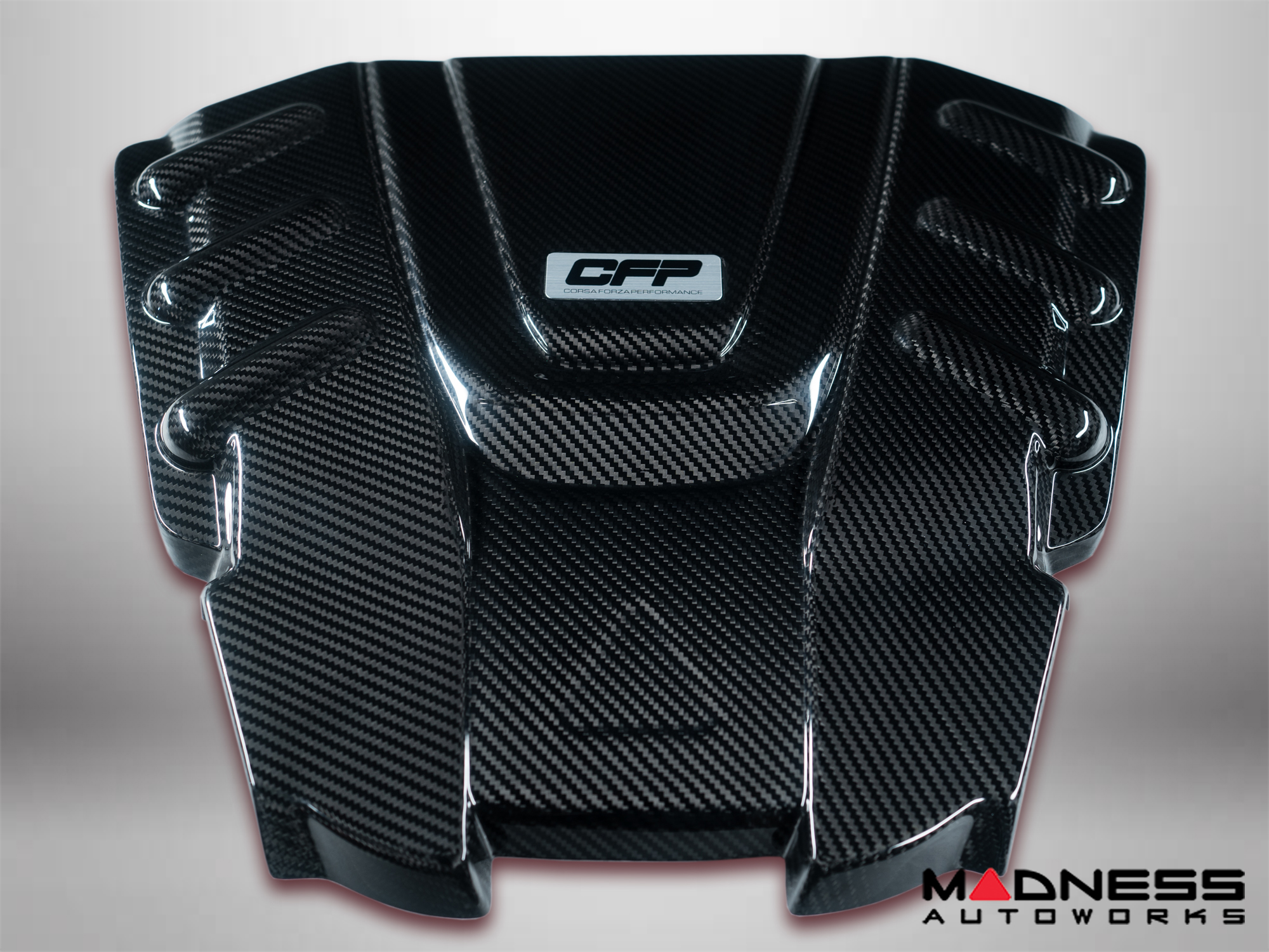 Alfa Romeo Giulia Engine Cover - Carbon Fiber - QV Model - Corsa Forza ...