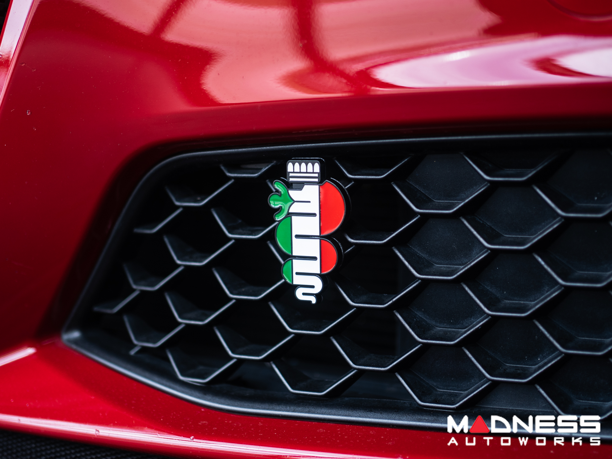 Alfa Romeo Emblem - Biscione - 3D - Bolt On Design, FT-AR023 for Alfa Romeo