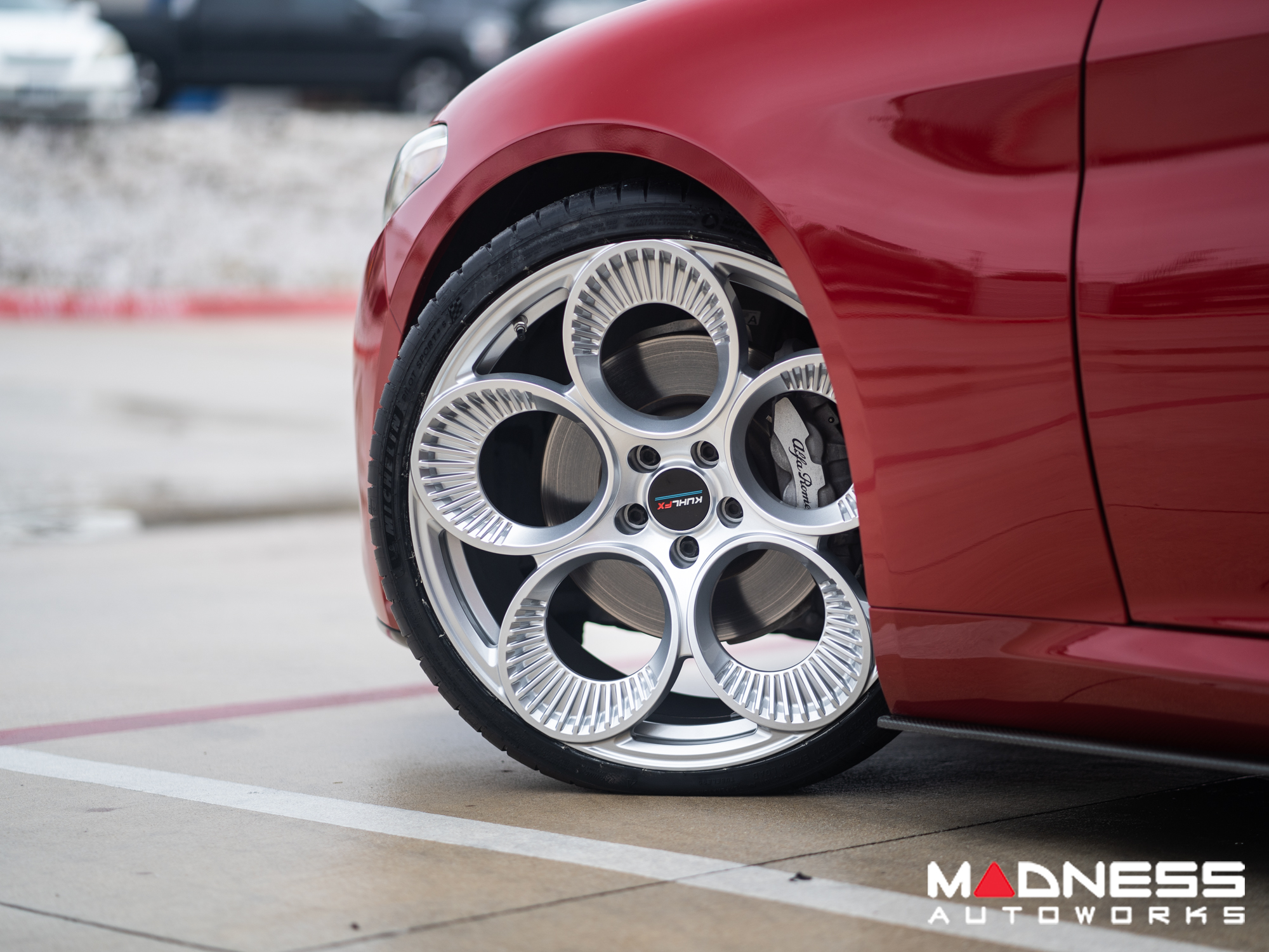 Alfa Romeo Giulia Custom Wheels - KuhlFX - Forged - Gloss Silver - set ...