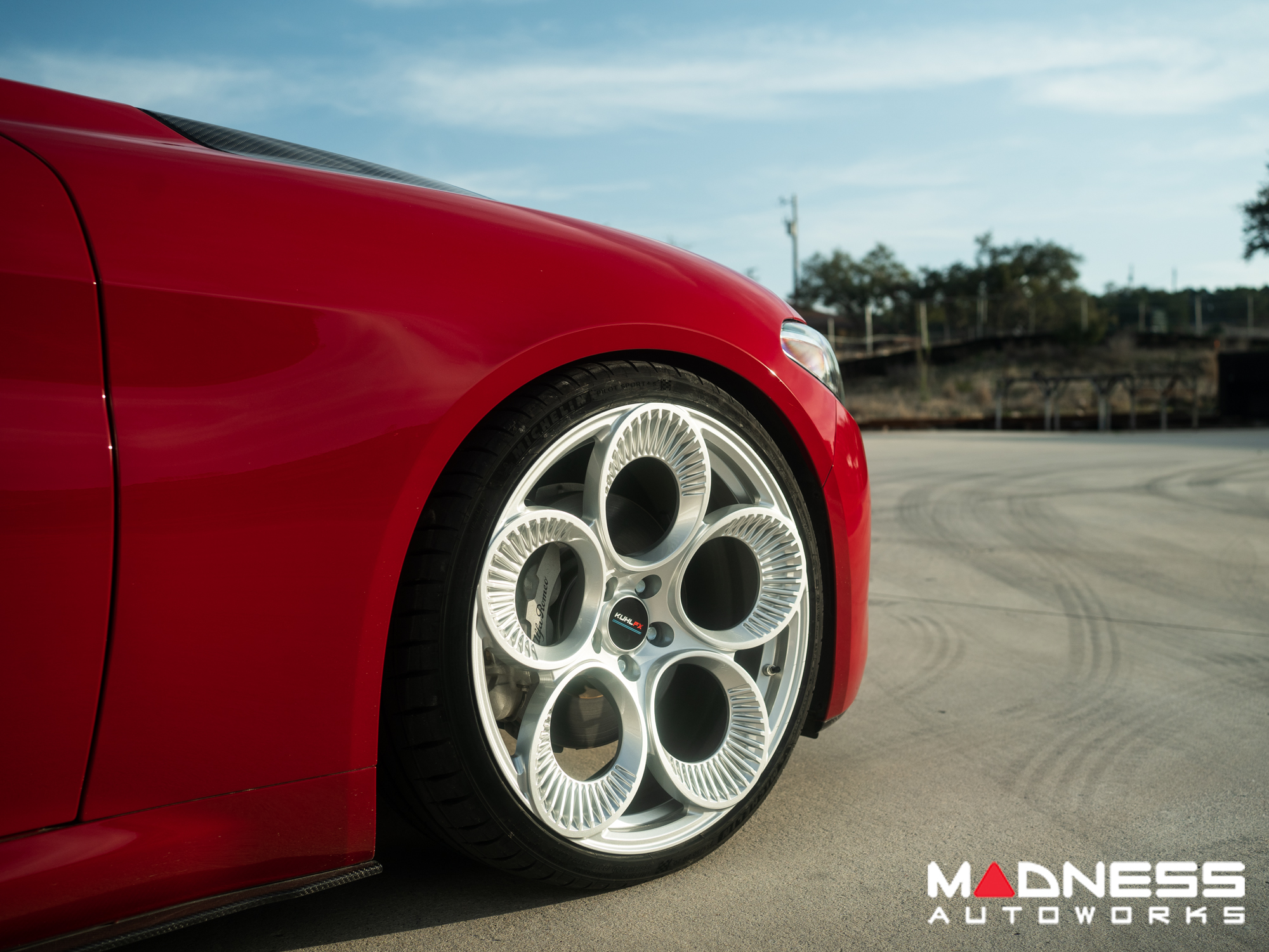 Alfa Romeo Giulia Custom Wheels - KuhlFX - Forged - Gloss Silver - set ...