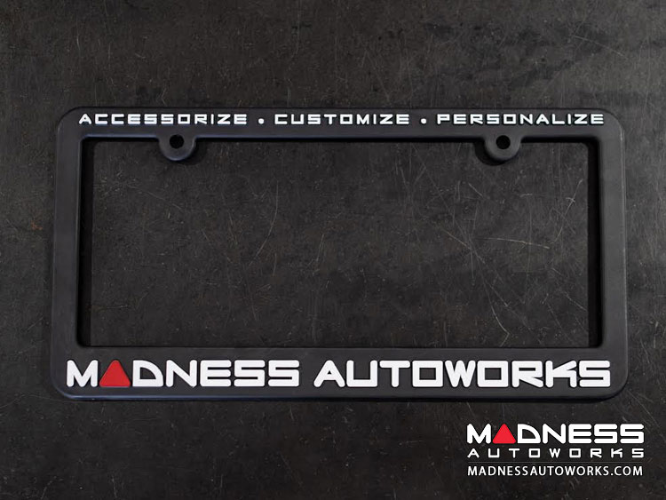 MADNESS Autoworks License Plate Frame (x1) for Alfa Romeo